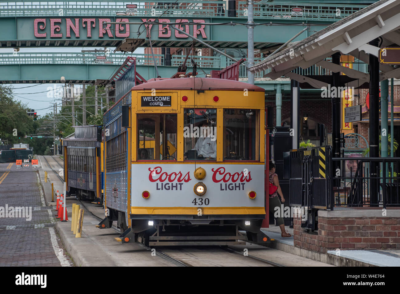 Ybor City Tampa Bay, Florida. July 12 , 2019 Centro Ybor Complex and ...
