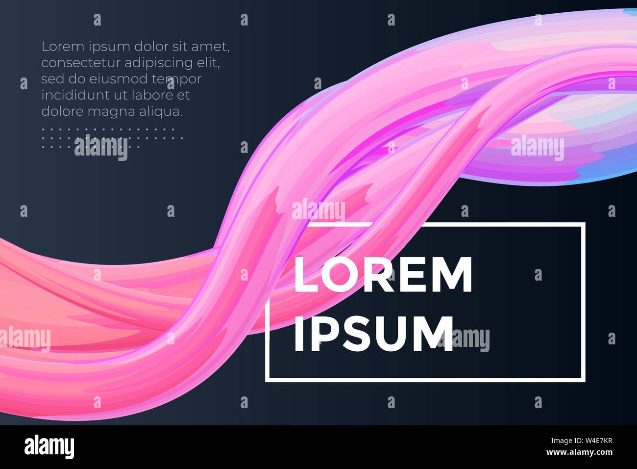 Fluid gradient art Stock Vector Images - Alamy