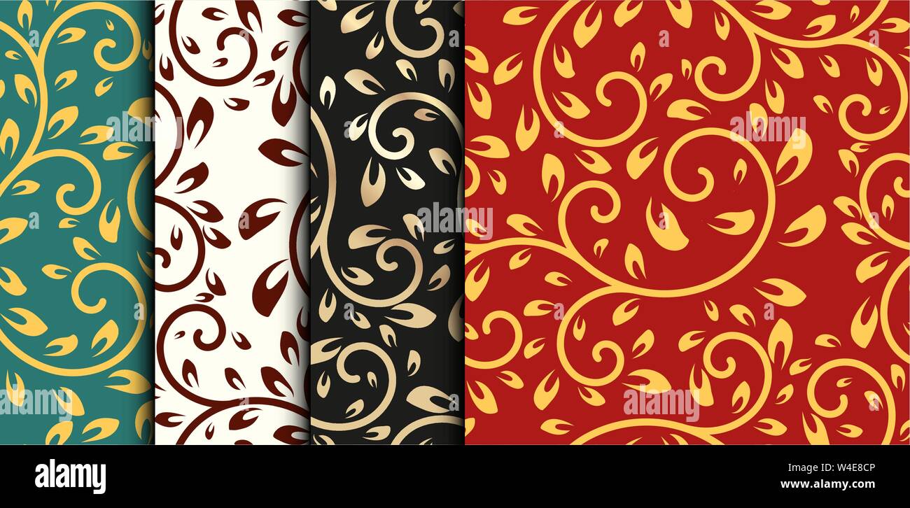 Detailed colourful patterns Stock Vector Images - Alamy