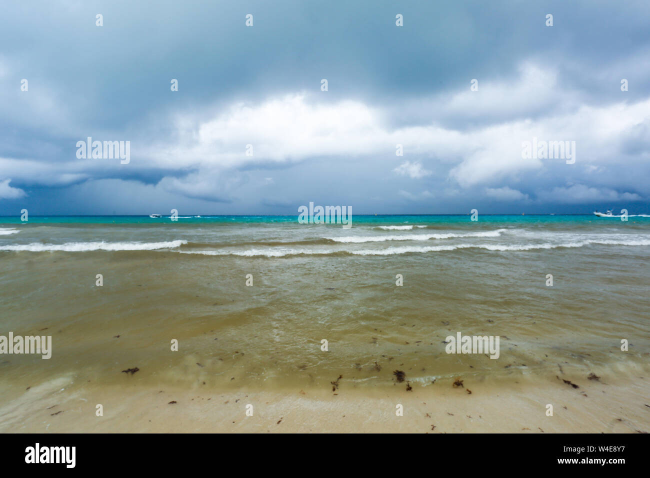 Beautiful Ocean View in Mexico,Cancun Stock Photo - Alamy