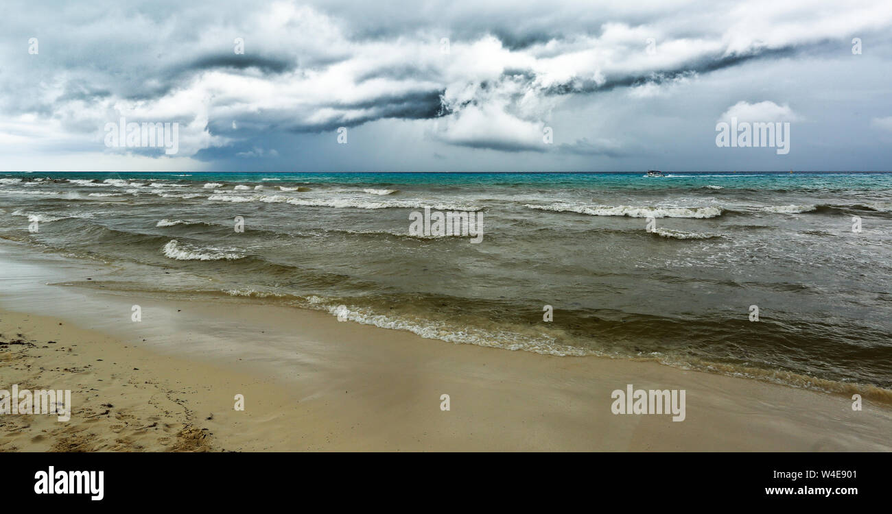 Beautiful Ocean View in Mexico,Cancun Stock Photo - Alamy