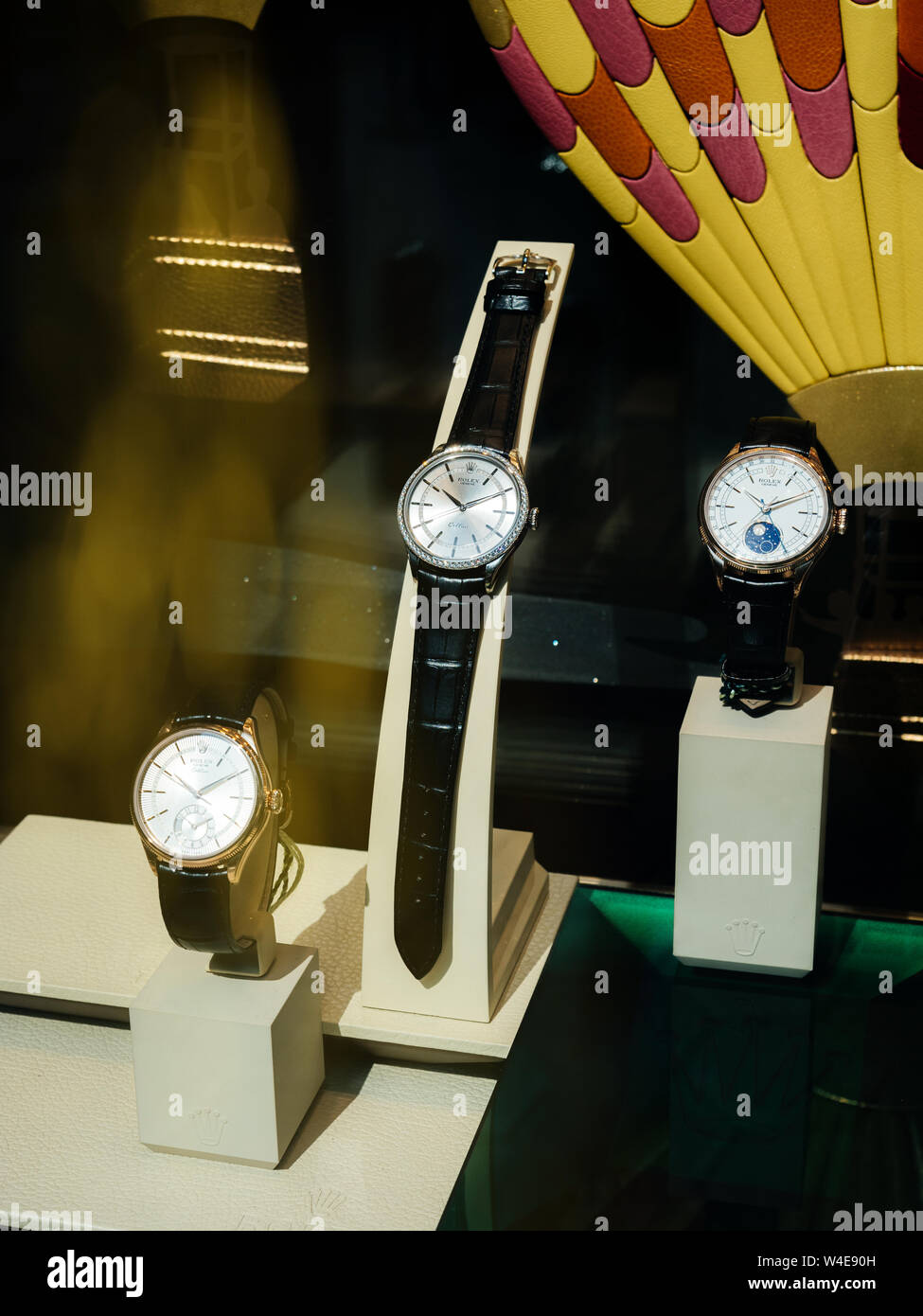 Barcelona, Spain - Jun1 1, 2018: Vertical image of elegant female ...