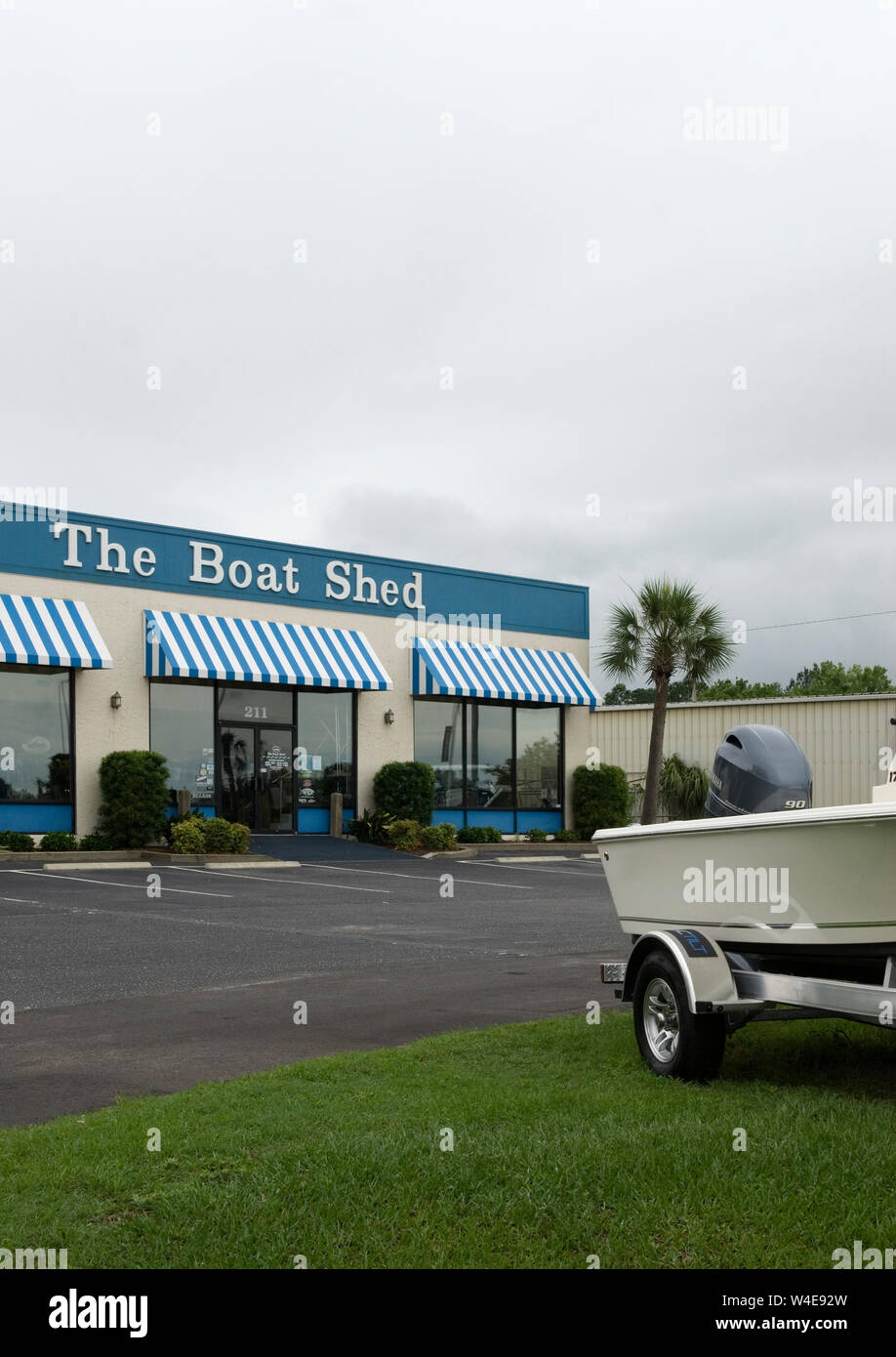 The Boat Shed, retail boat store at Georgetown SC, USA Stock Photo - Alamy