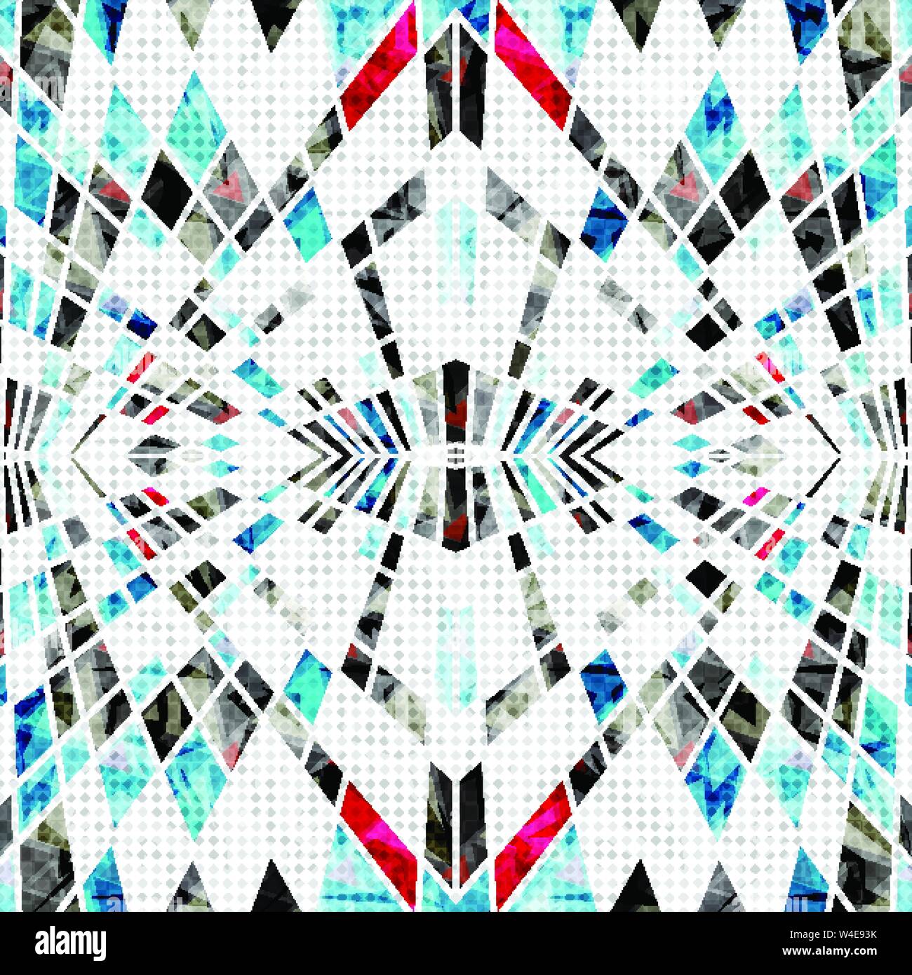 beautiful colored polygons on a white background vector illustration ...