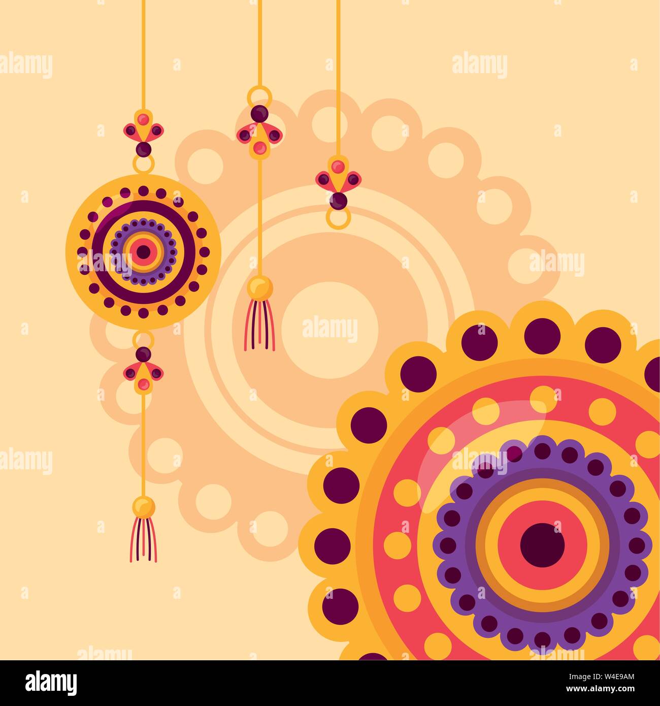 happy raksha bandhan celebration Stock Vector Image & Art - Alamy