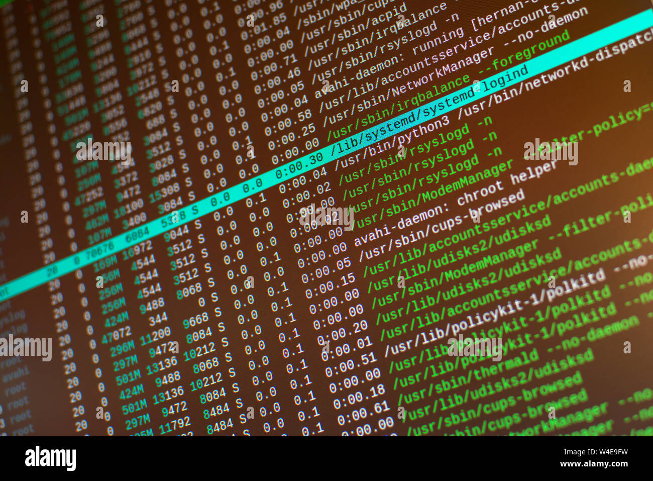 Highlighted text on screen hi-res stock photography and images - Alamy