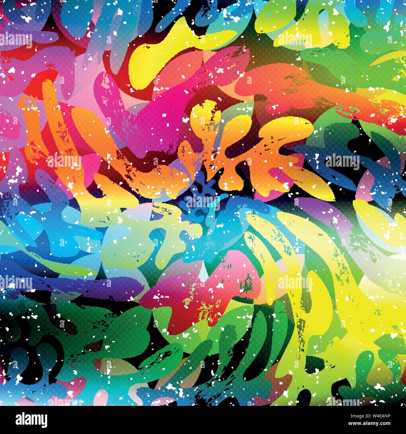 Graffiti bright color pattern Stock Vector Image & Art - Alamy