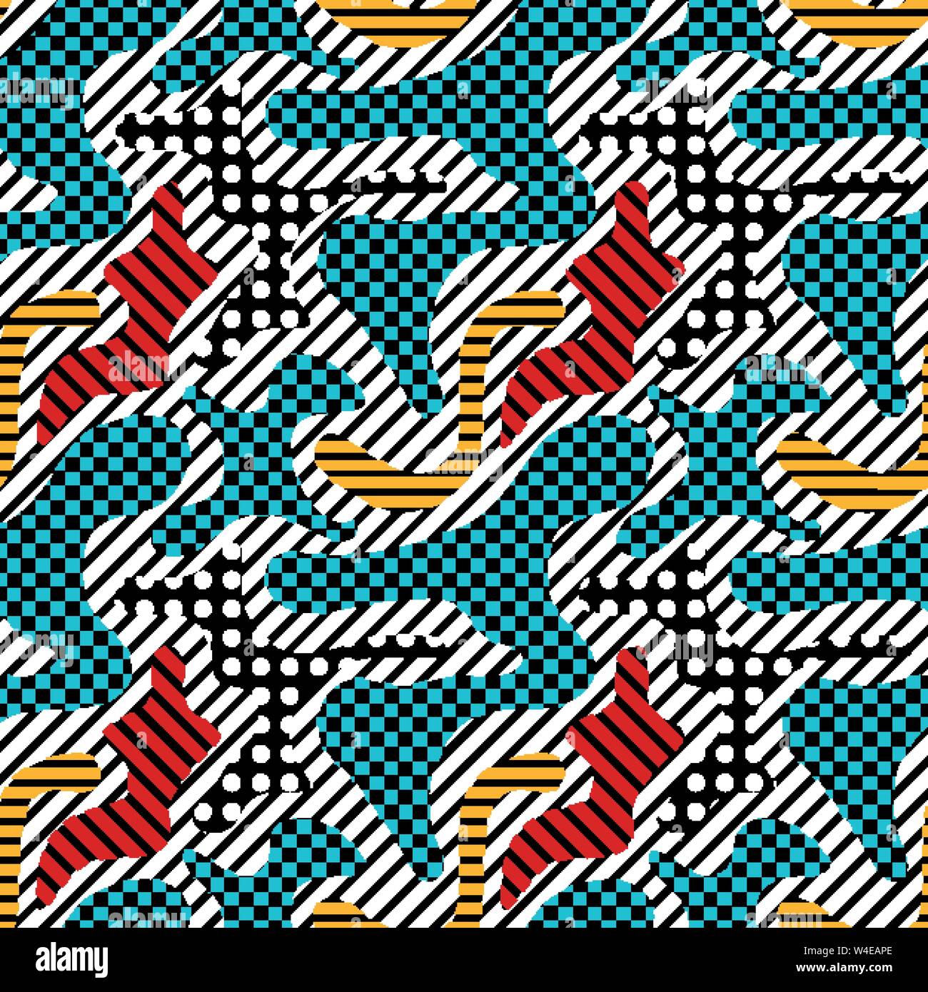 Graffiti abstract geometric background vector illustration Stock Vector ...