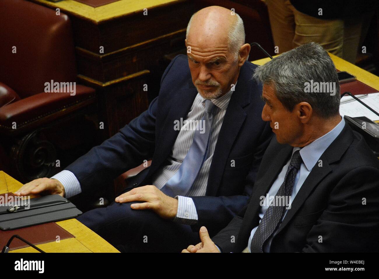 New prime minister papandreou hi-res stock photography and images - Alamy