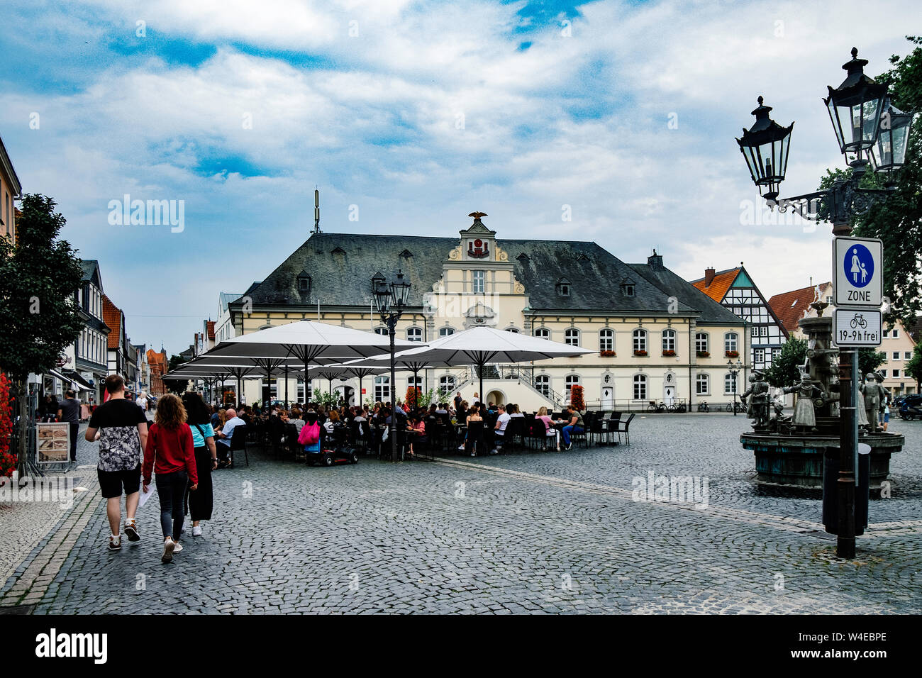 Townhall of Lippstadt or Rathaus in Lippstadt, Germany, North Rhine ...