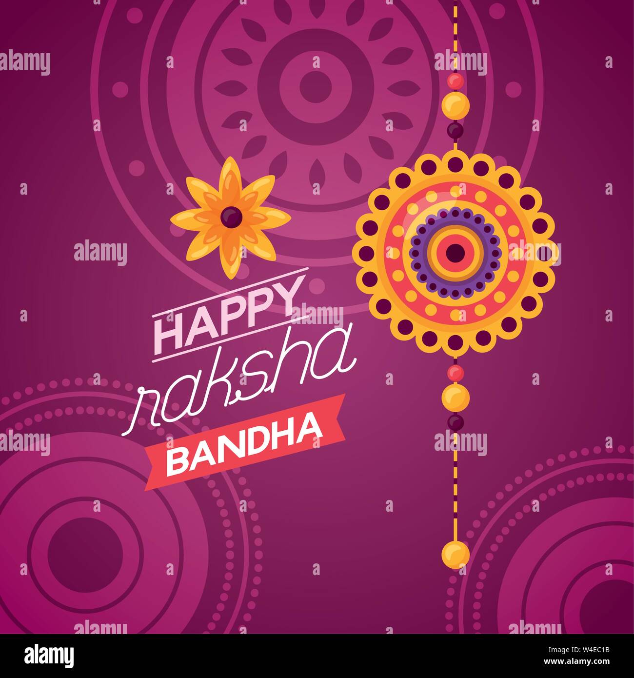 happy raksha bandhan celebration Stock Vector Image & Art - Alamy