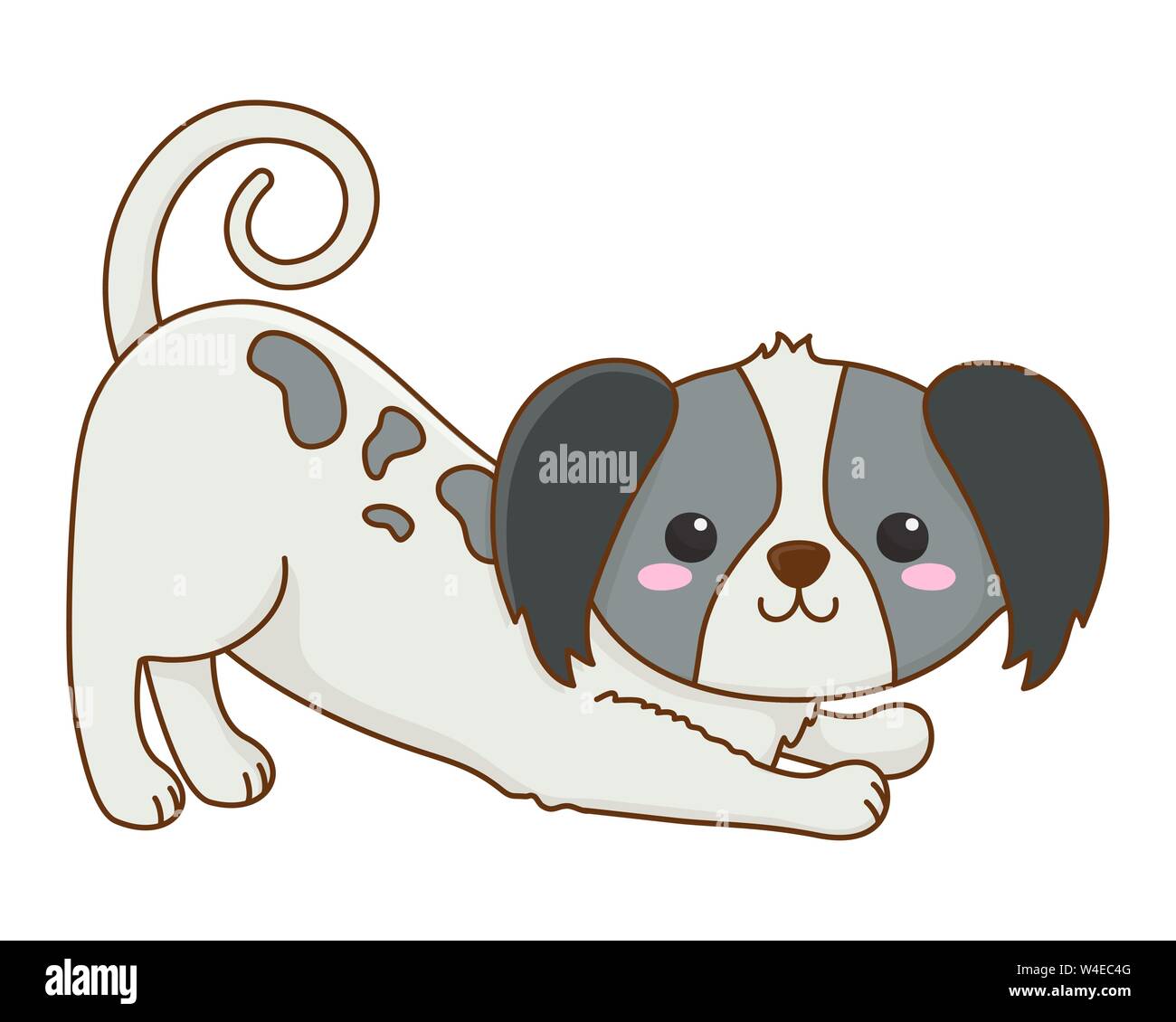 Dog cartoon design, Mascot pet animal nature cute and puppy theme ...