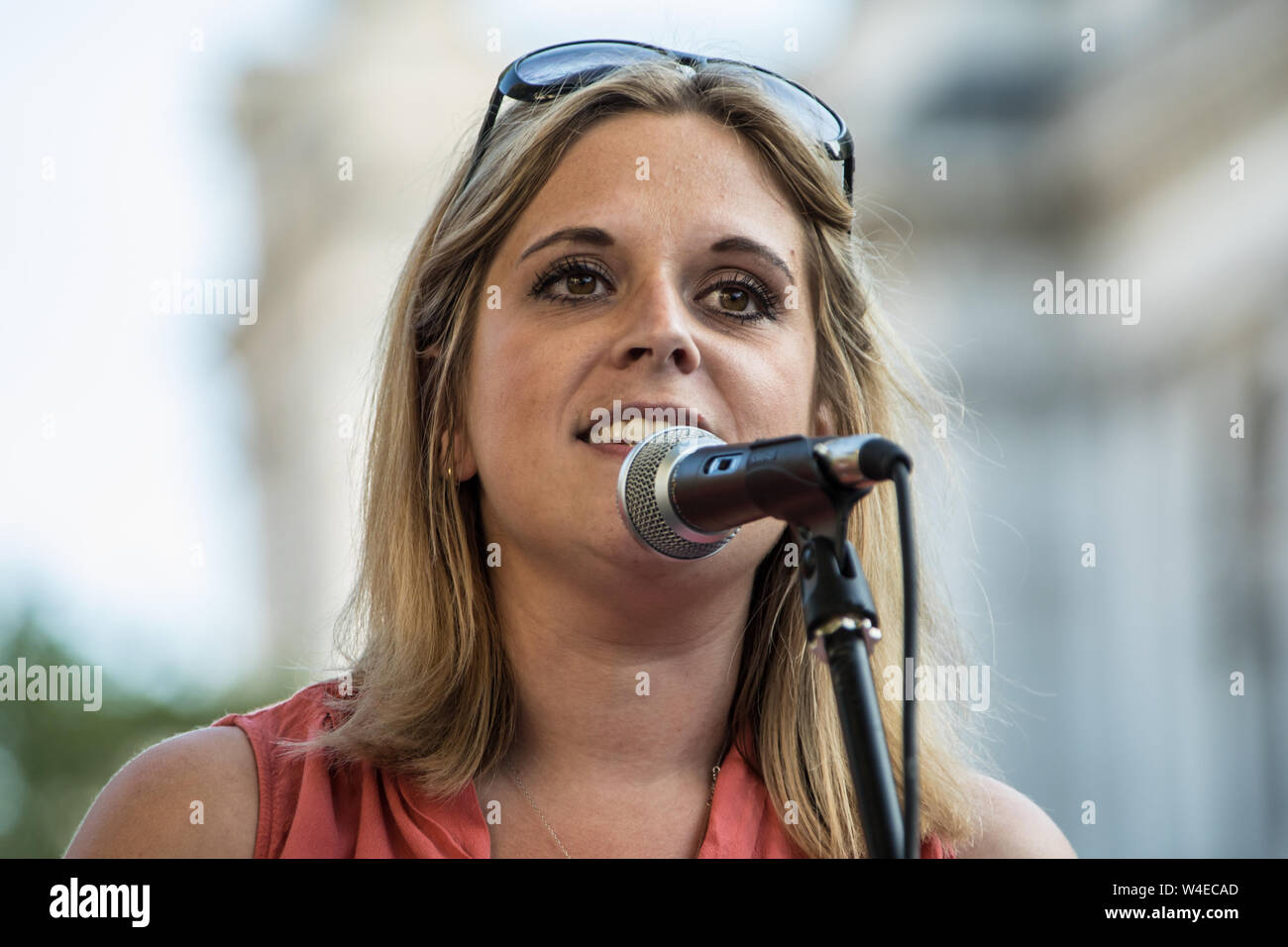 London, UK, 22 July, 2019. Laura Smith, Labour Party MP for Crewe and ...