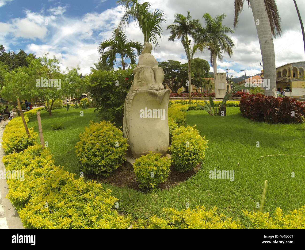 Copan town centre, honduras, near the ruins, mayan, caribbean, central ...