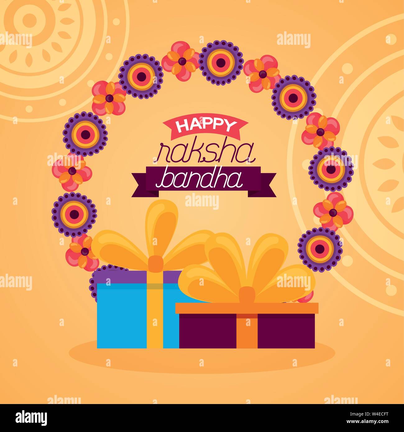 happy raksha bandhan celebration Stock Vector Image & Art - Alamy