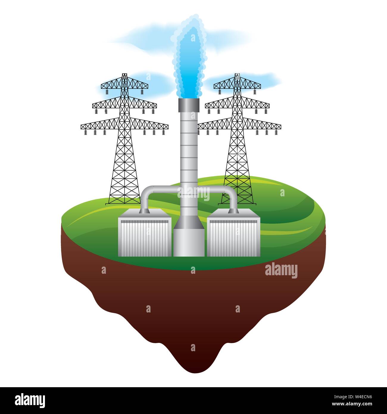 eco friendly concept flat design Stock Vector Image & Art - Alamy