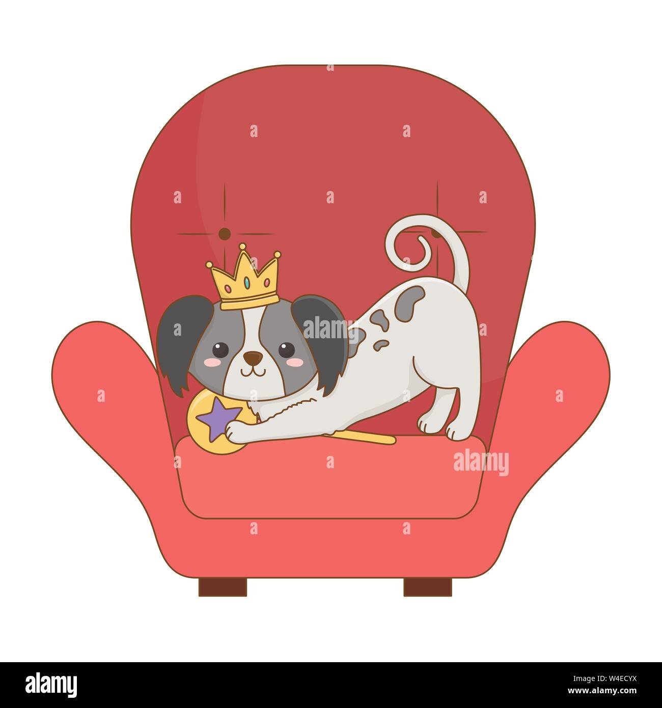 Dog cartoon design, Mascot pet animal nature cute and puppy theme ...