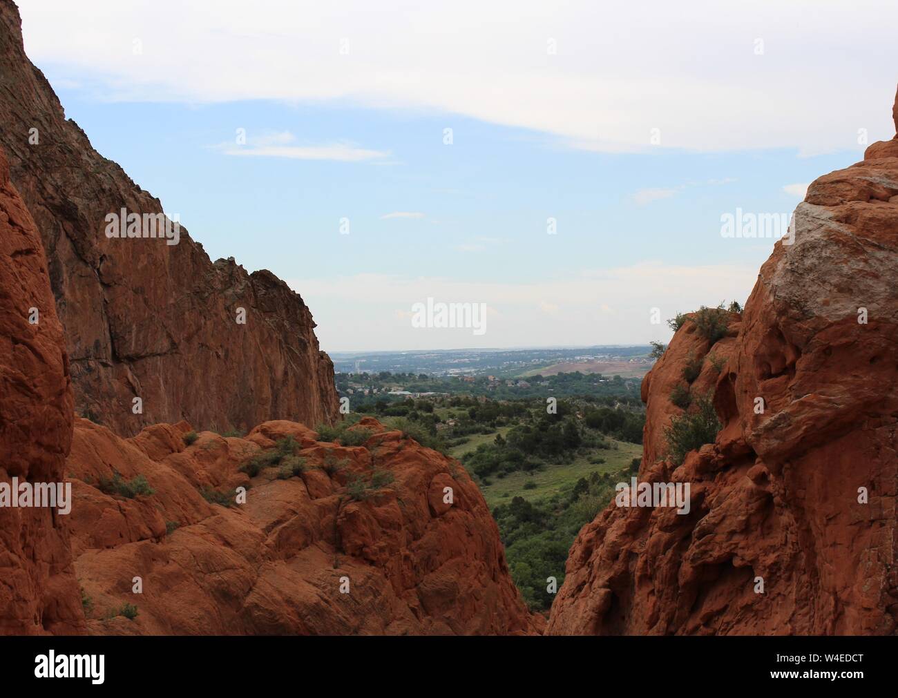view from above in the mountains of colorado Stock Photo - Alamy