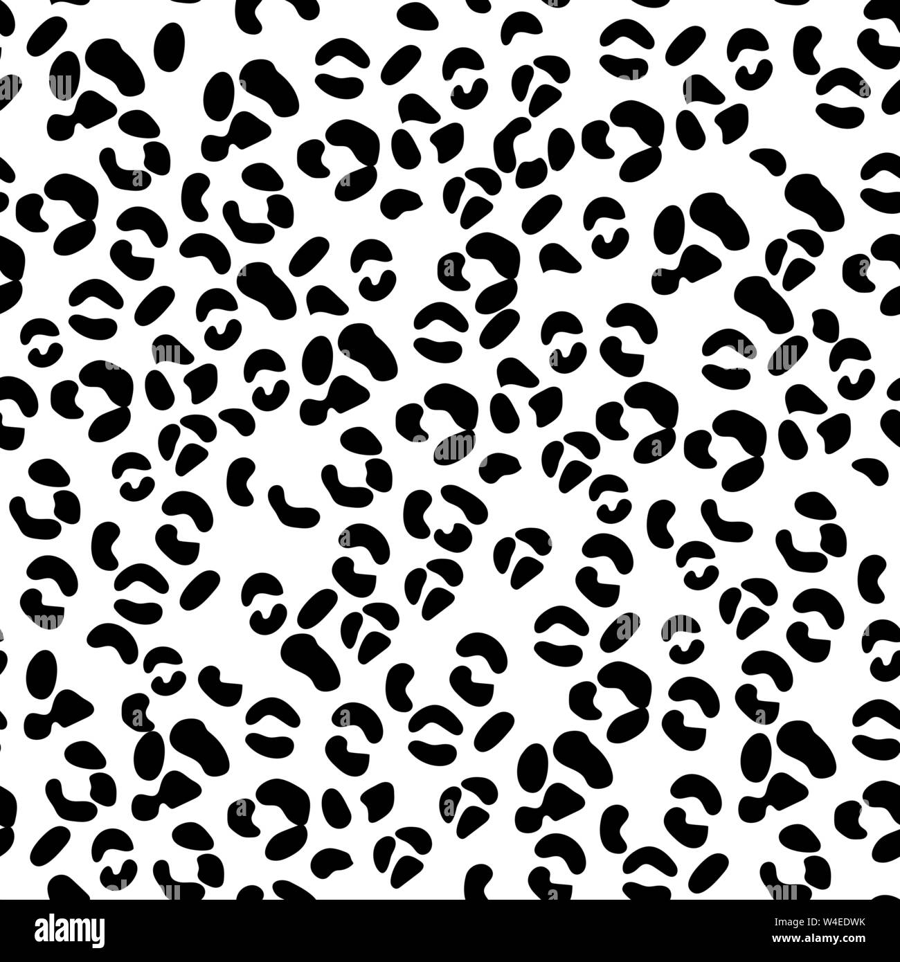 leopard pattern texture repeating seamless monochrome black white Stock Vector Image & Art - Alamy