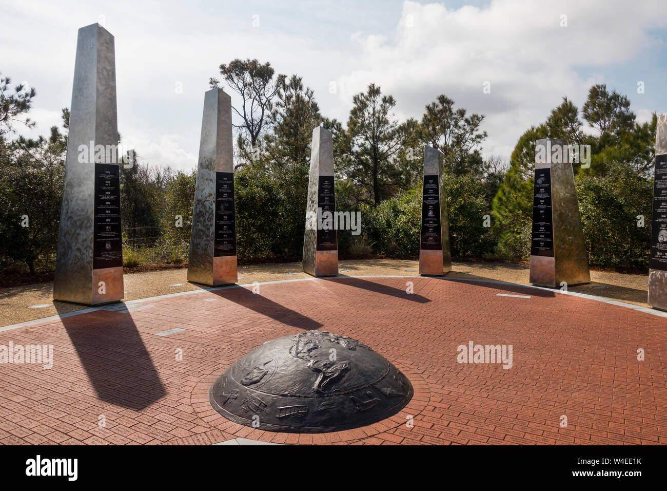 Monument to a century of flight memorial in Kitty Hawk North Carolina ...