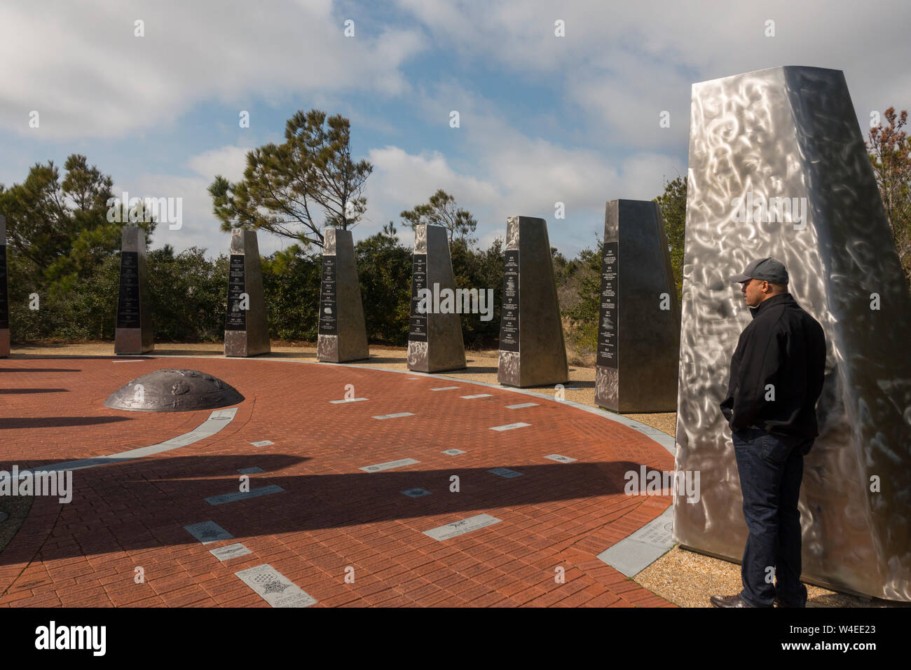 Monument to a century of flight memorial in Kitty Hawk North Carolina ...