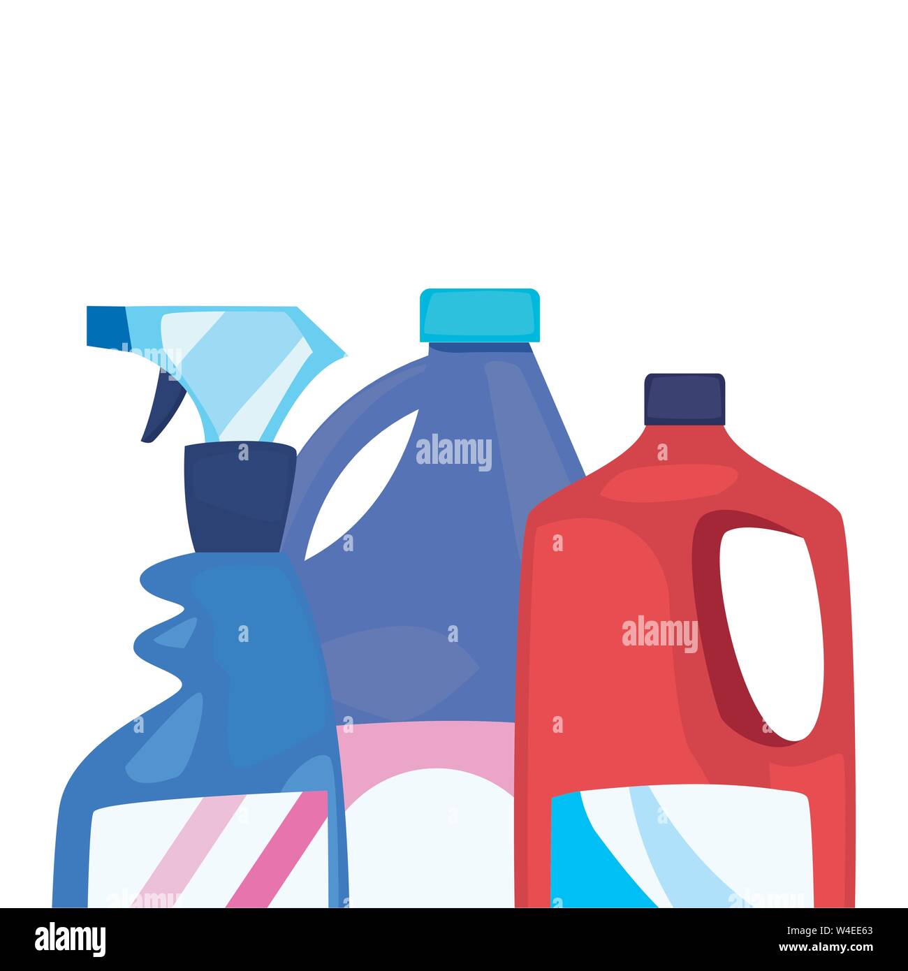 cleaning products and supplies spray bottle vector illustration Stock ...