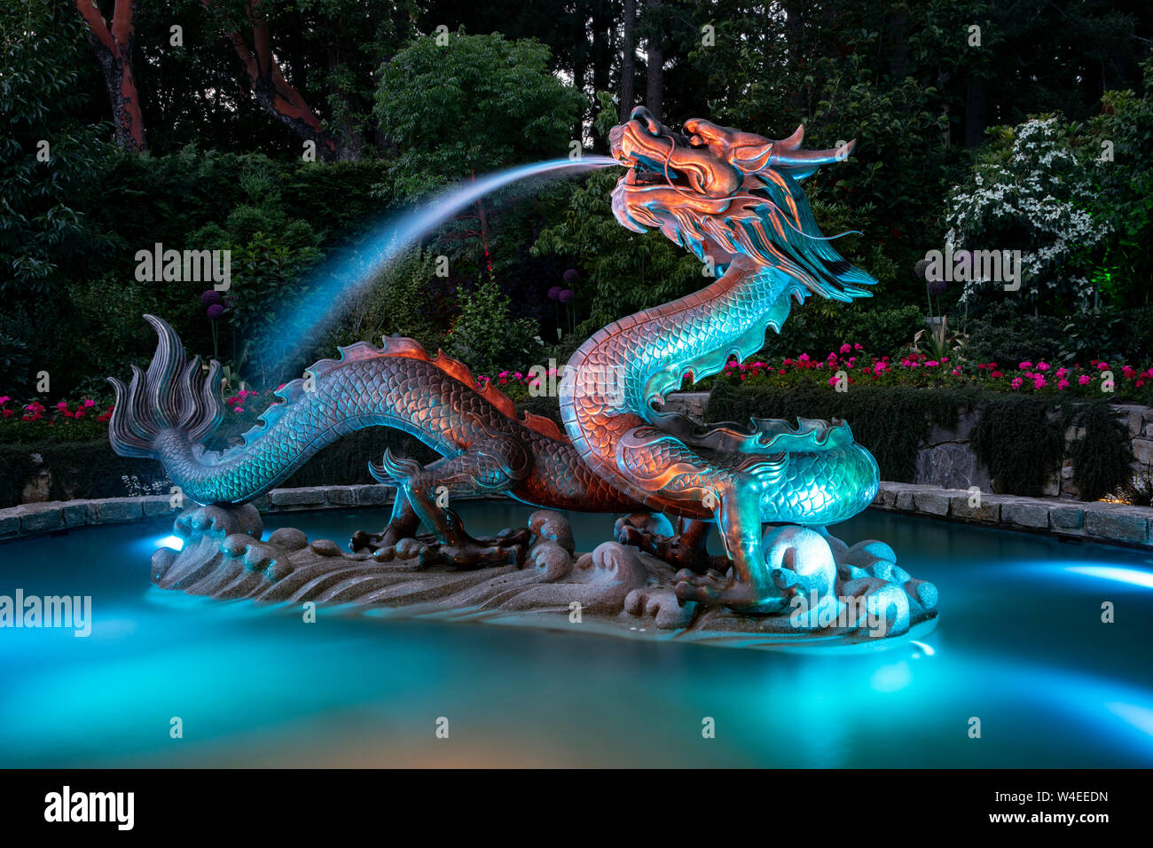 Bronze Dragon Fountain at Aidan Zichy-woinarski blog