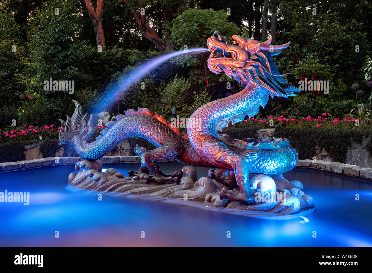 Dragon fountain hi-res stock photography and images - Alamy
