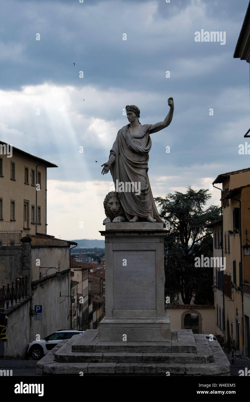 Marble statue of Grand Duke Ferdinando III (also known as Ferdinand III ...