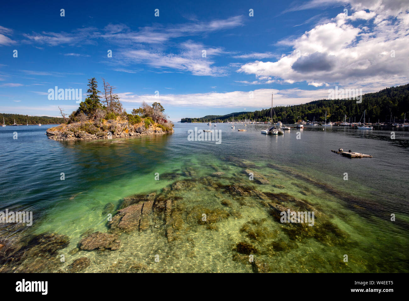 Grace Islet in Ganges Harbour - Salt Spring Island, British Columbia ...
