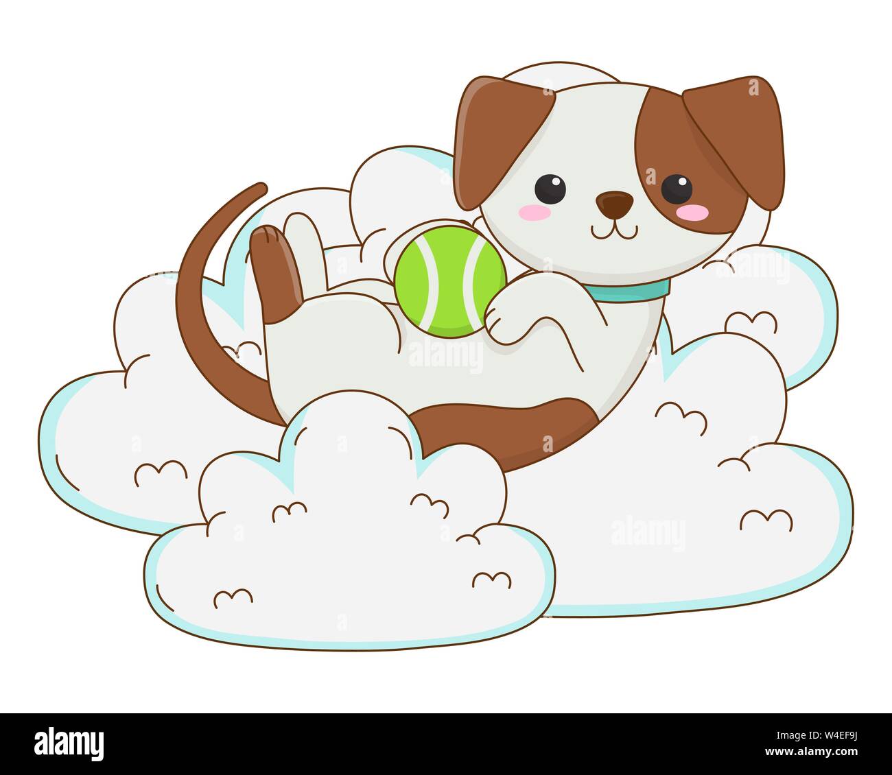 Dog cartoon design, Mascot pet animal nature cute and puppy theme ...
