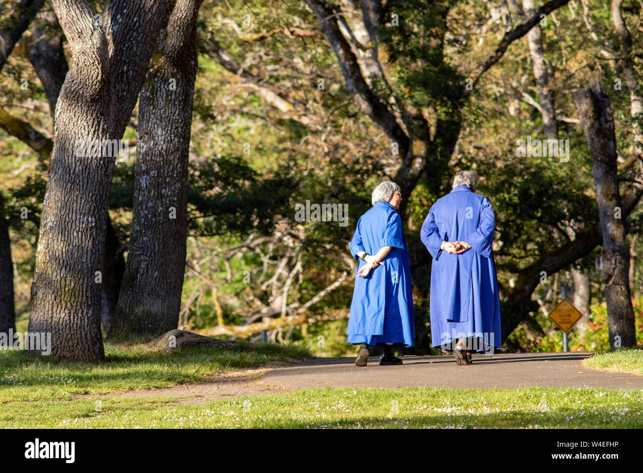 Nuns in blue clothing hi-res stock photography and images - Alamy