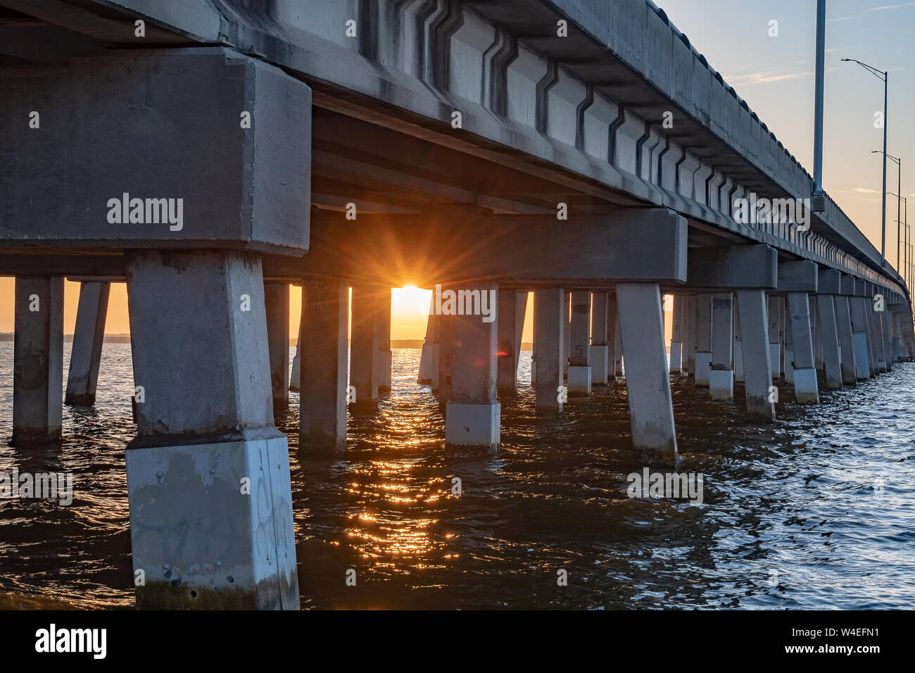 Light and ocean bridges hi-res stock photography and images - Alamy