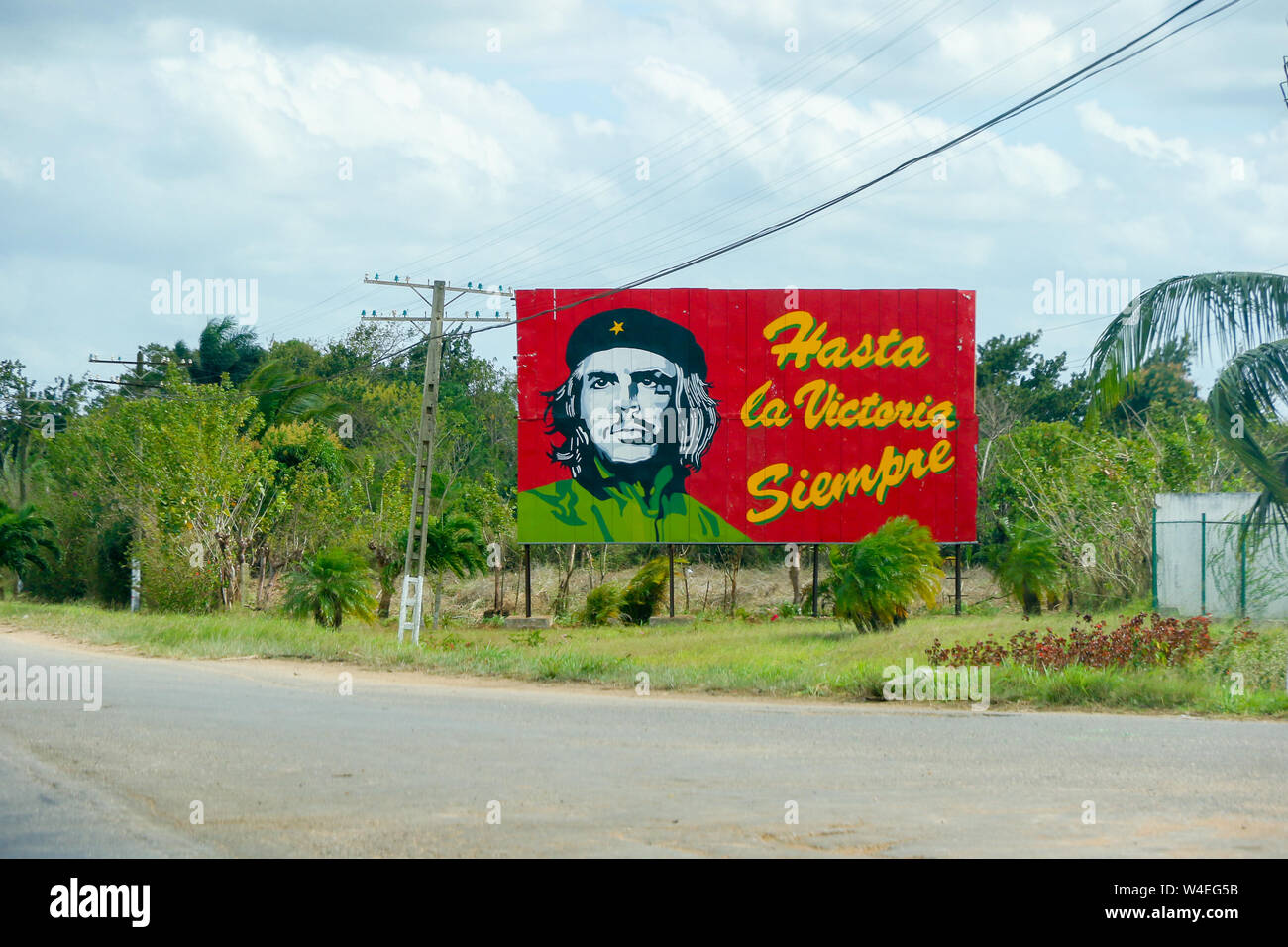 Che guevara sign cuba hi-res stock photography and images - Alamy