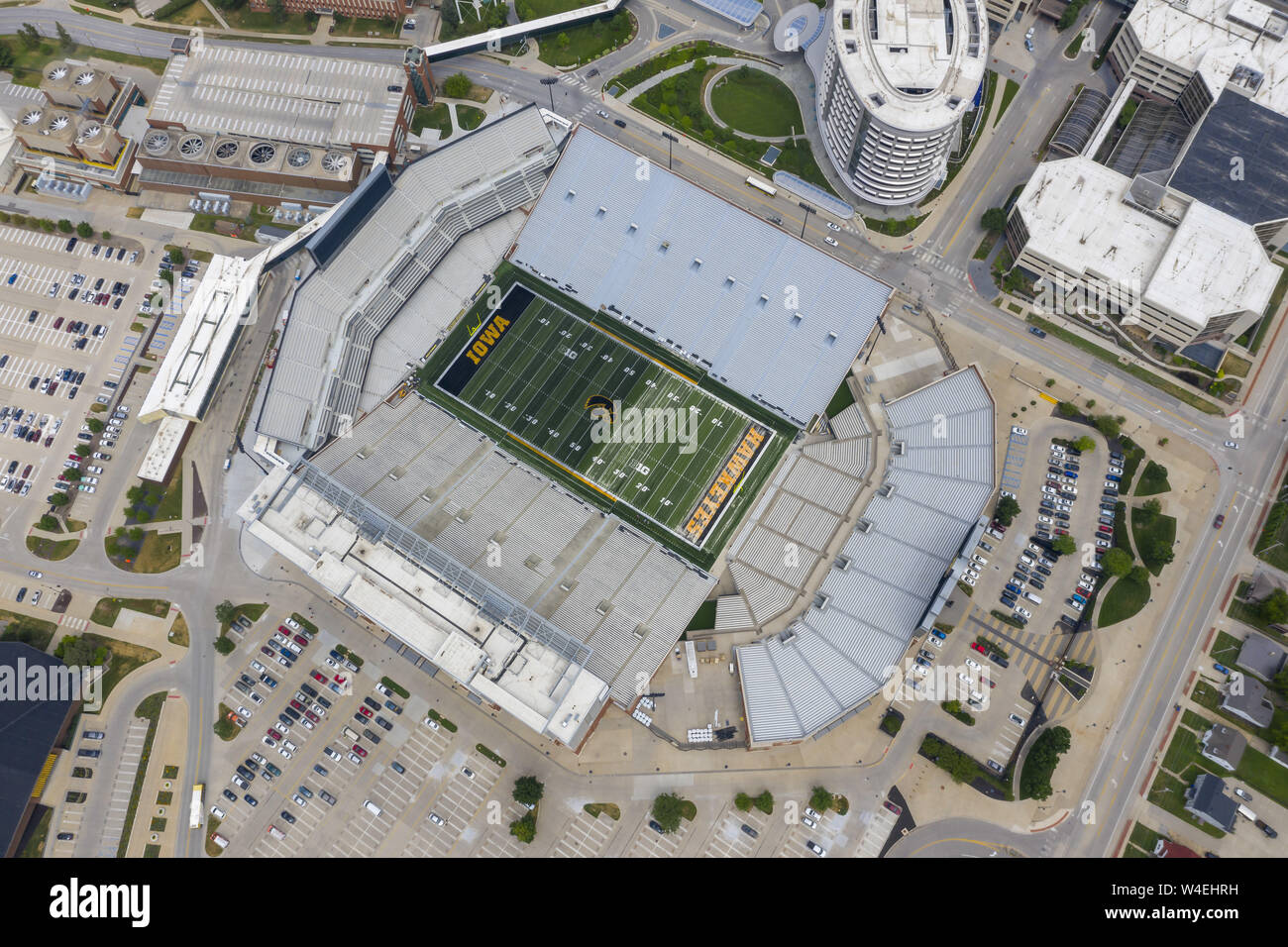 Kinnick stadium aerial hi-res stock photography and images - Alamy