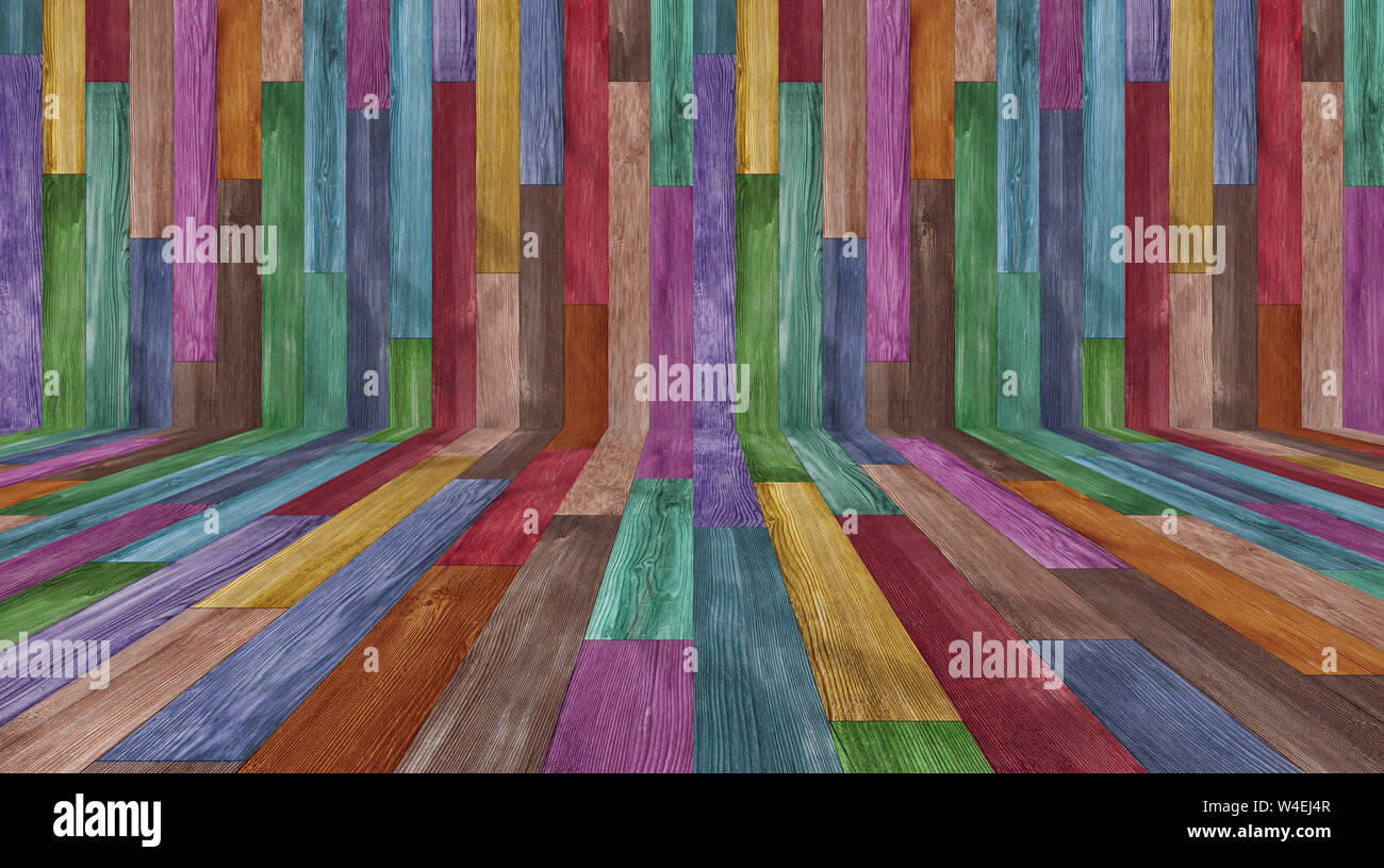 Colorful painted wood texture background Stock Photo - Alamy