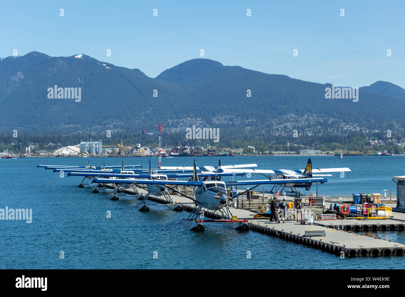 Vancouver Harbour Flight Centre - Harbour Airport seen full with docked ...
