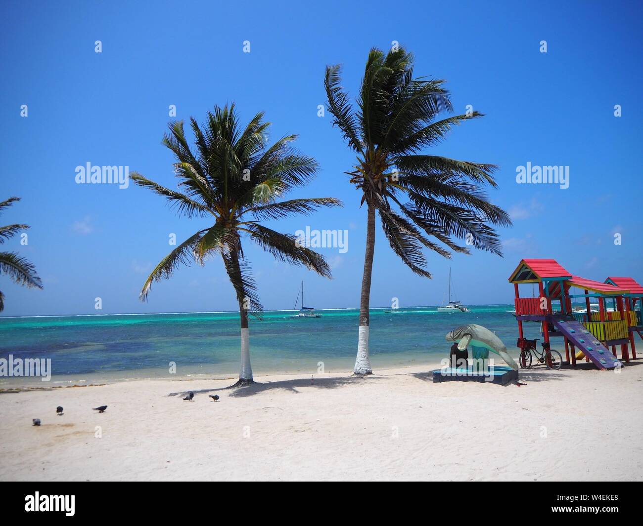 Belize ambergris caye hi-res stock photography and images - Alamy
