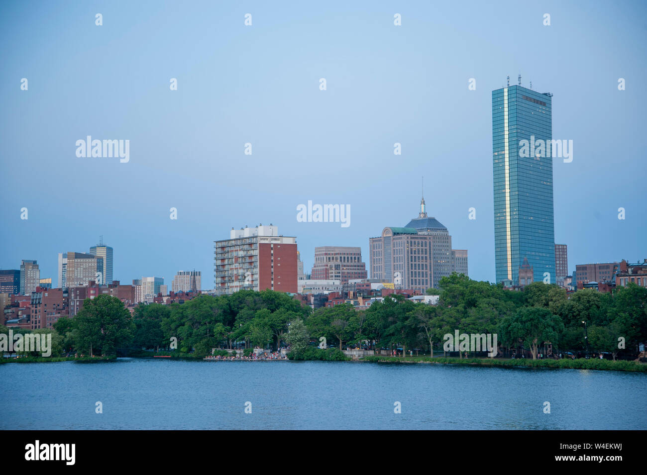 Back Bay Boston skyline Stock Photo - Alamy