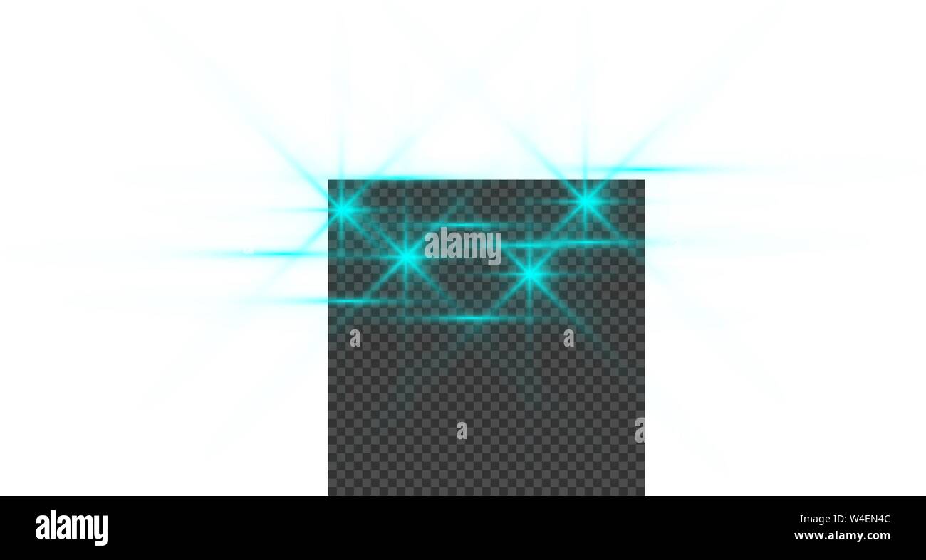 Blue glow light burst explosion with transparent. Bright Star ...
