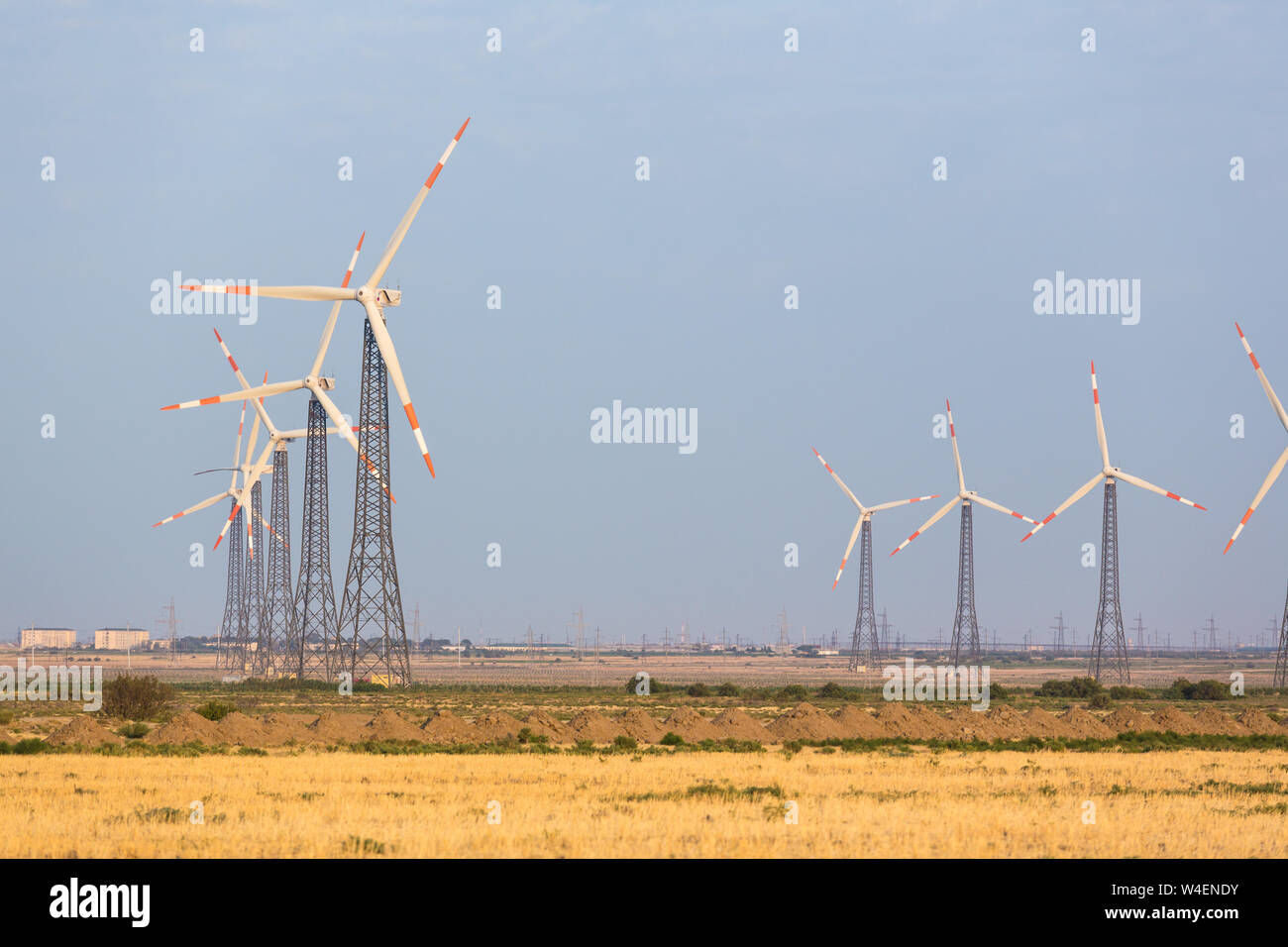 Azerbaijan wind farm hi-res stock photography and images - Alamy