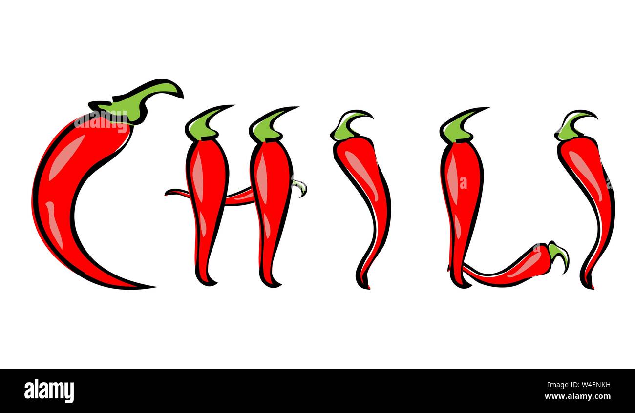 Chili pepper read Stock Vector Images - Alamy