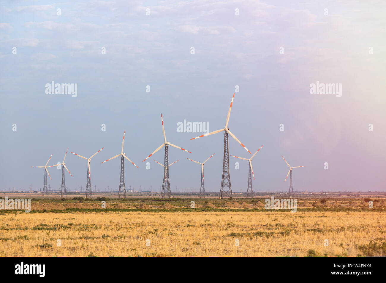 Azerbaijan wind farm hi-res stock photography and images - Alamy