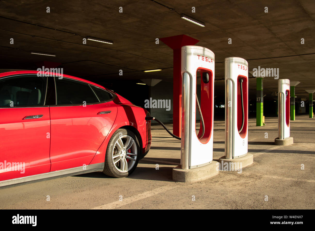 Tesla Model S Sunset Red