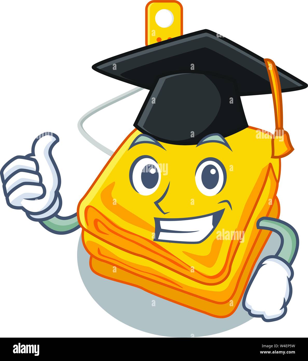 Graduation electric blanket isolated with the cartoon vector ...