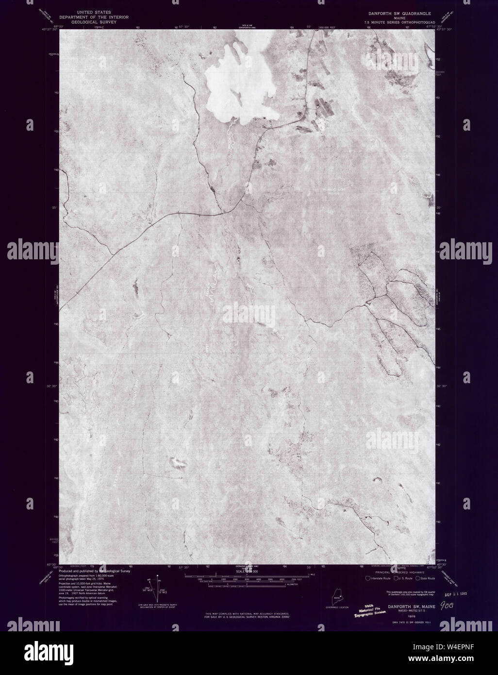Map of danforth hi-res stock photography and images - Alamy