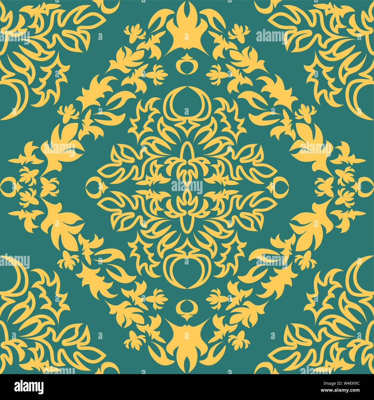 Royal damask pattern for fabric design. Wallpaper baroque, damask Stock Vector Image & Art - Alamy