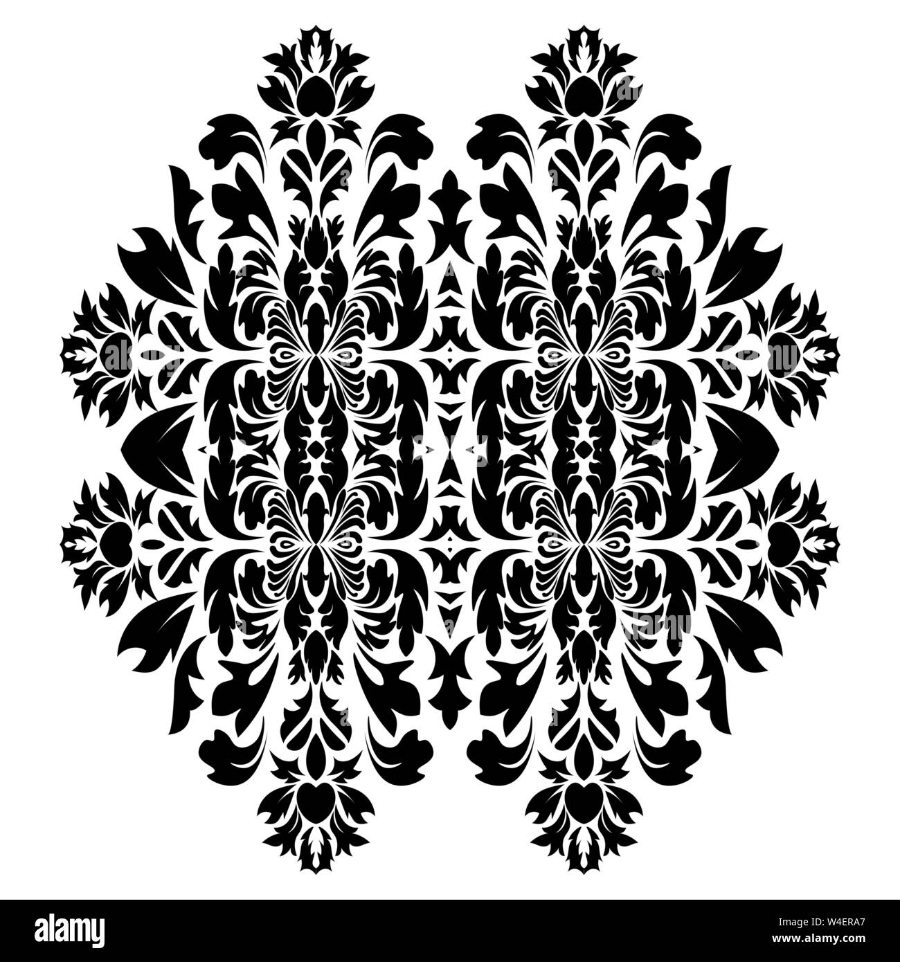 Royal damask pattern for fabric design. Wallpaper baroque, damask Stock ...