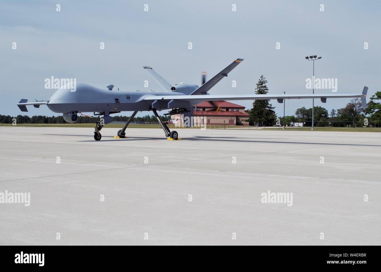 An MQ-9 Reaper assigned to the 214th Attack Group, Fort Huachuca, Ariz ...