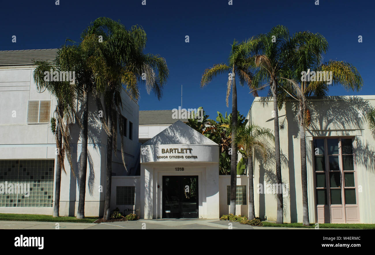 Historic Building in Old Torrance, Los Angeles County, California Stock ...